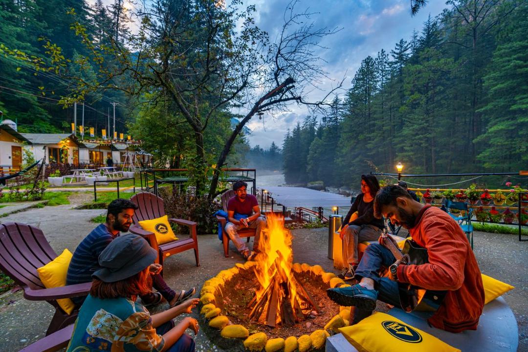 The Hosteller Kasol Riverside | Best Branded Backpacker Hostel in Kasol